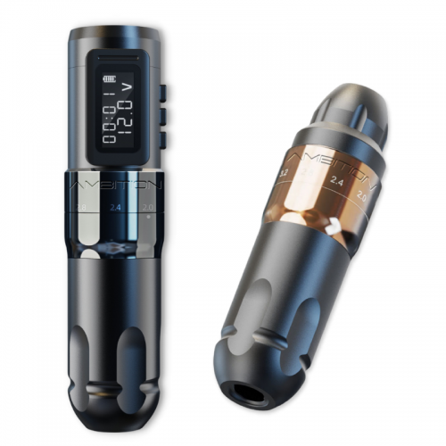 Ambition Wireless Pen Tattoo Machine Adjustable Stroke - ONLY
